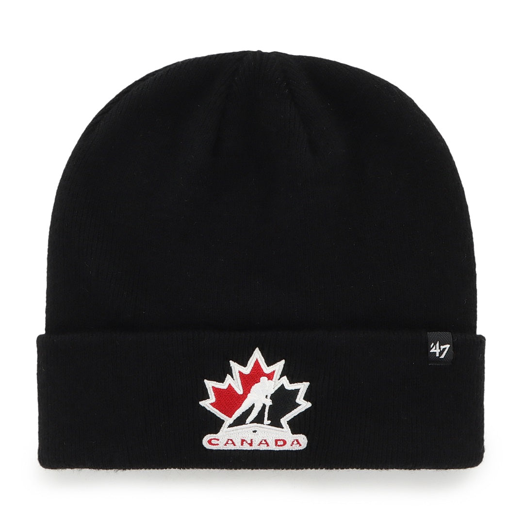 '47 Brand Men's IIHF Team Canada Cuffed Toque Black