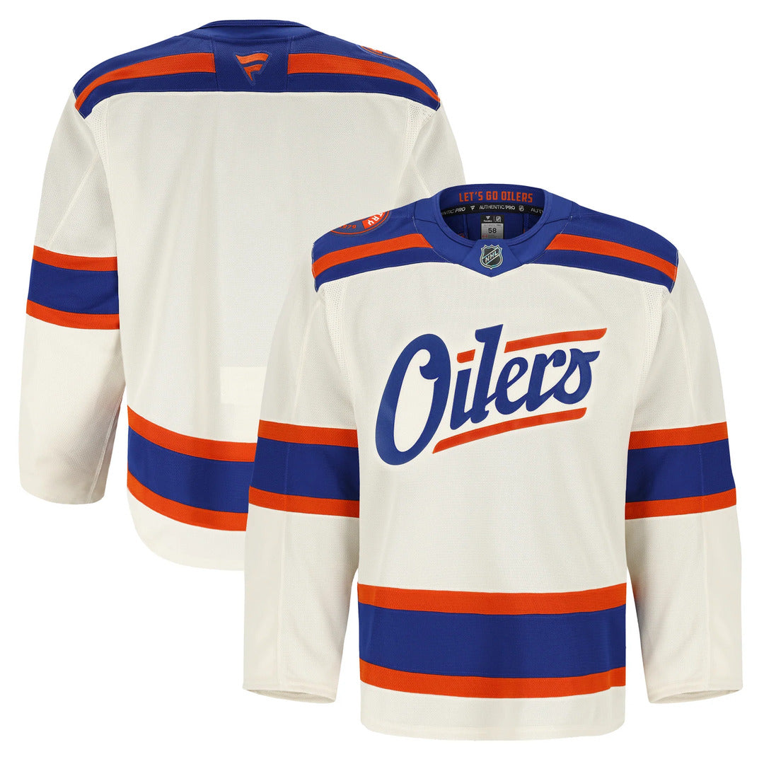 Fanatics Men's NHL Edmonton Oilers Authentic Pro Alternate Jersey