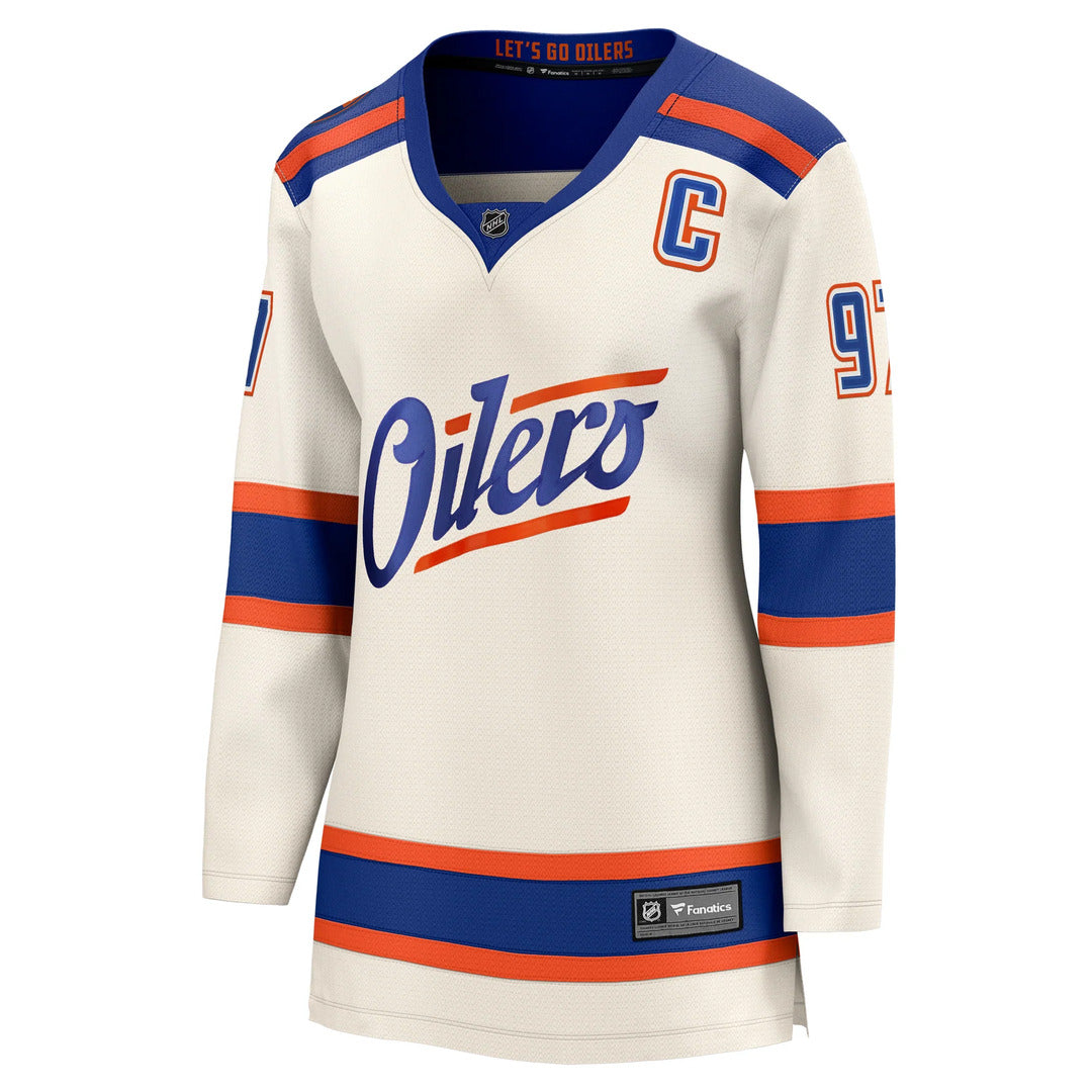 Fanatics Women's NHL Edmonton Oilers Connor McDavid Breakaway Alternat