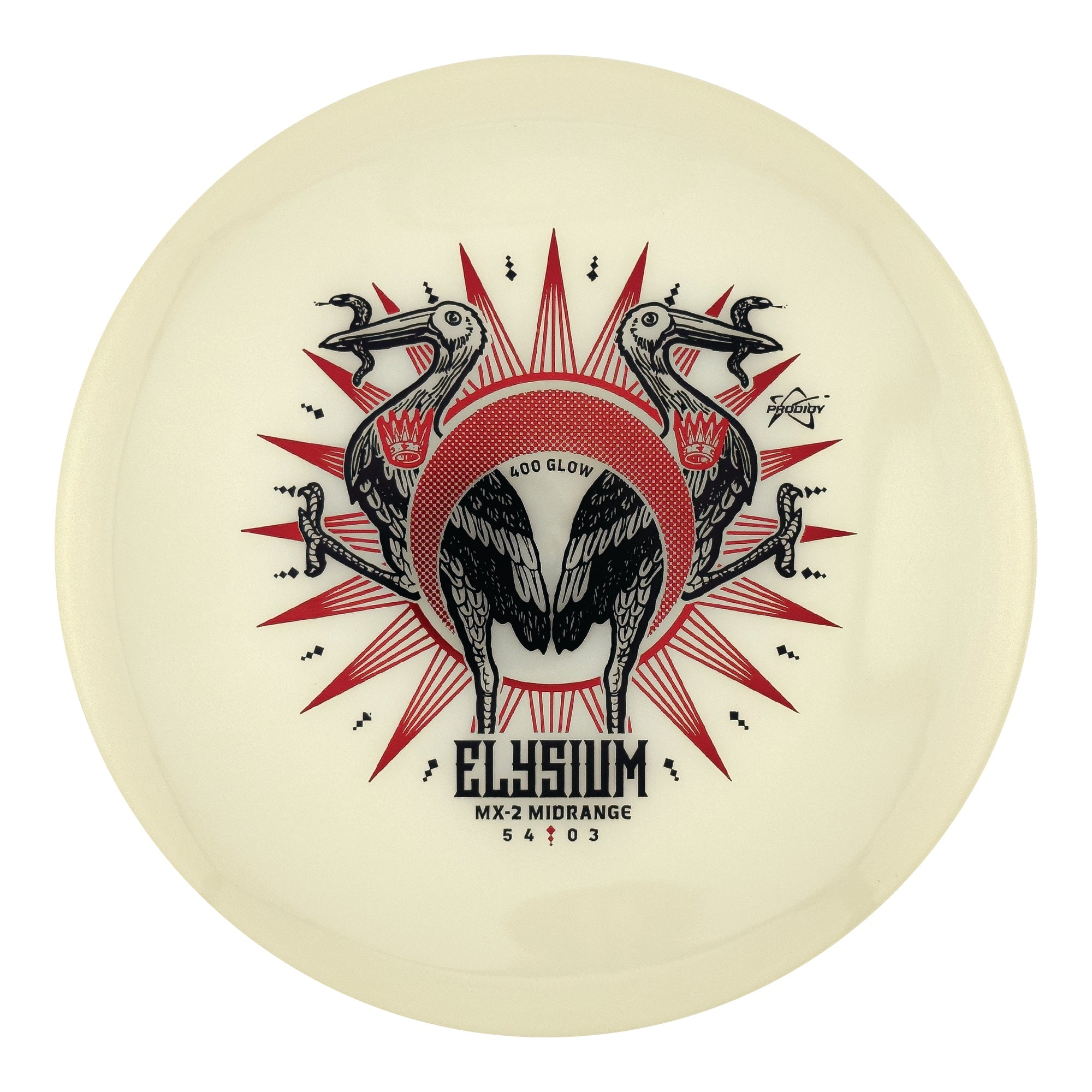 Prodigy MX2 Glow Plastic Elysium Midrange Golf Disc