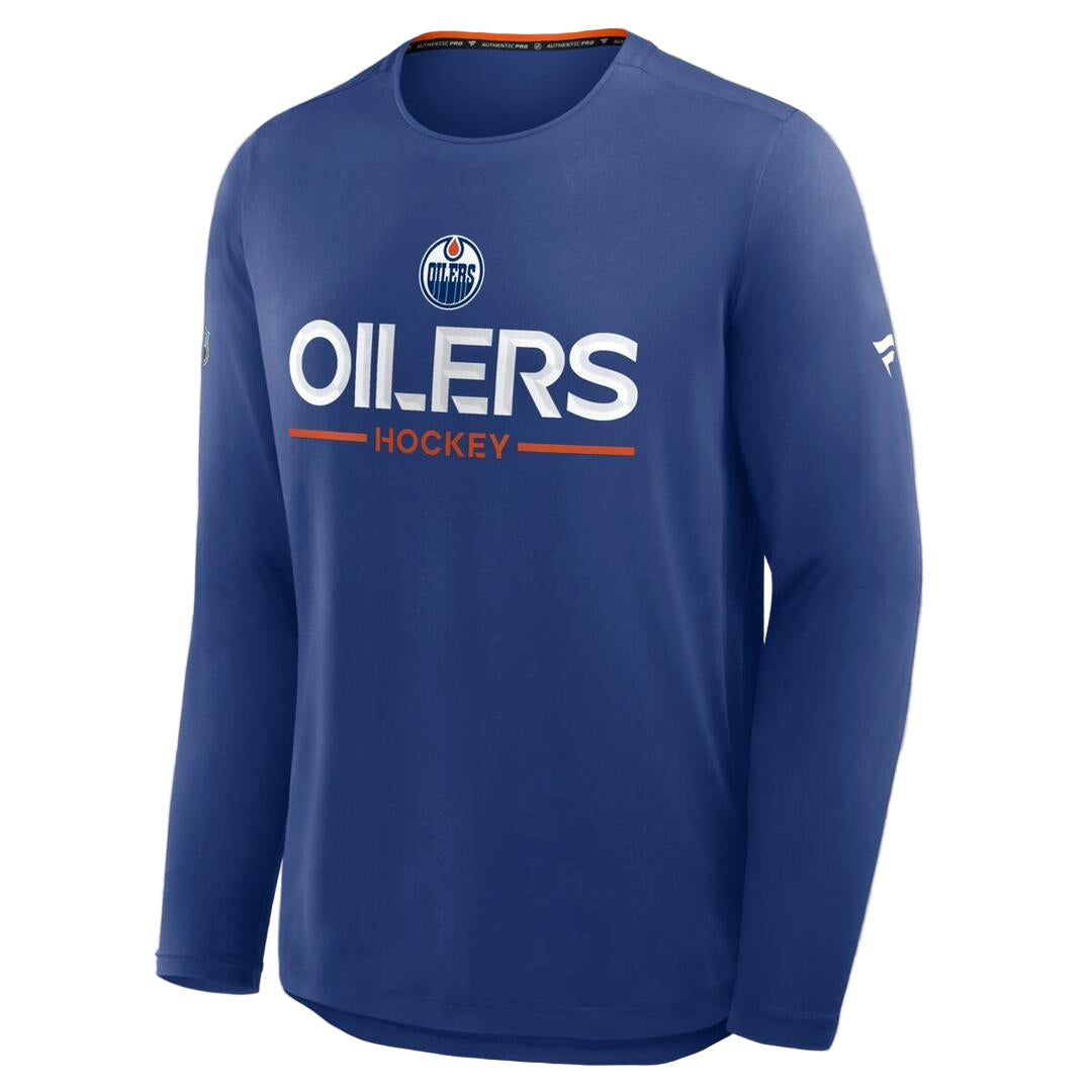 Fanatics Men's NHL Edmonton Oilers 2025 Authentic Pro Rink Tech Long S
