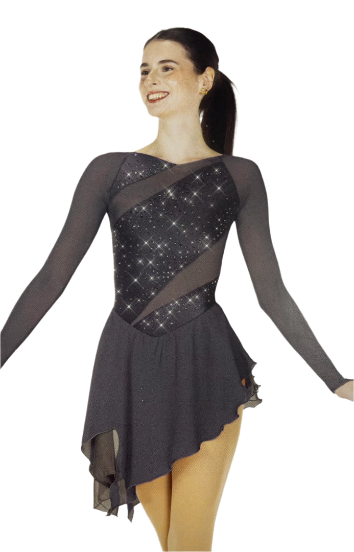 Jerry's Women's AA042 Mesh & Magic Figure Skating Dress